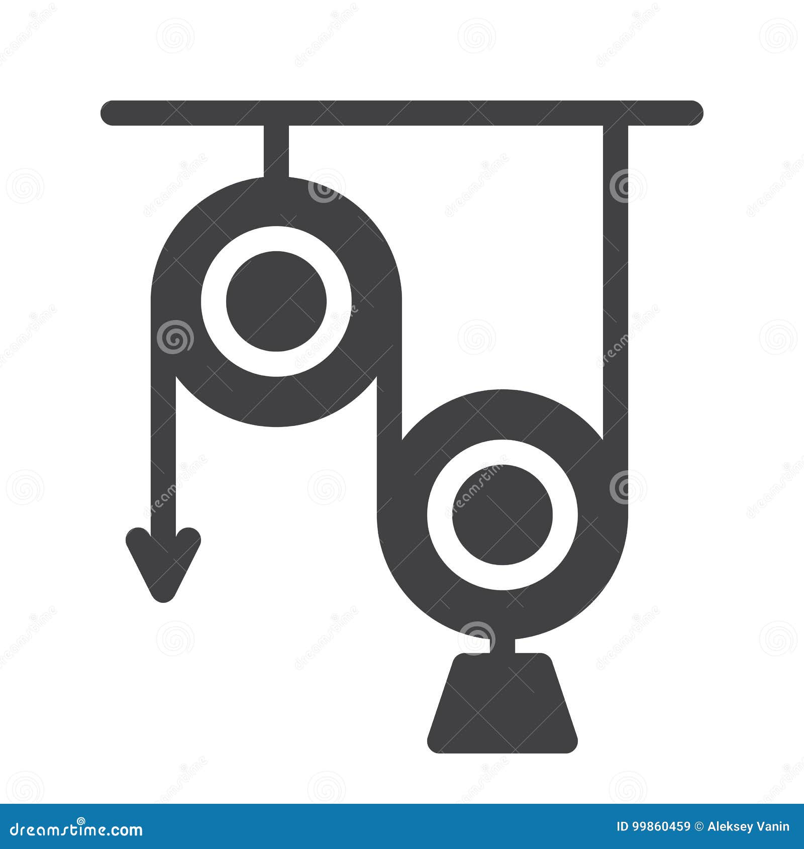 Physics lesson icon vector stock vector. Illustration of sign - 99860459