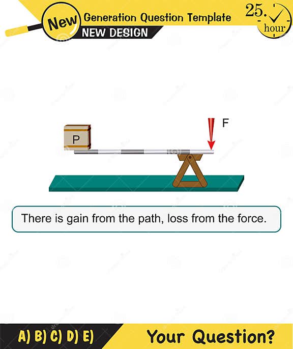Physics, Lever Examples Vector Illustration, Simple Machines, Next ...