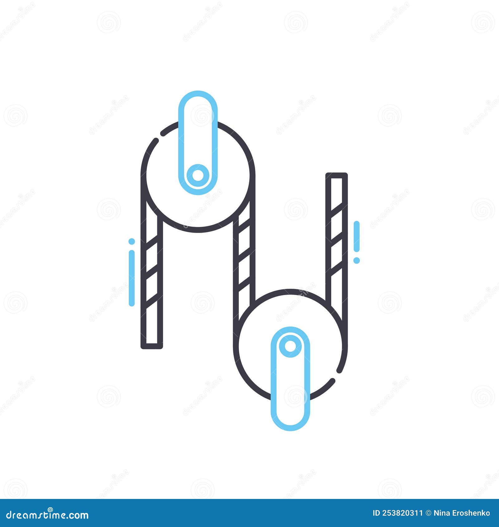 Physics Line Icon, Outline Symbol, Vector Illustration, Concept Sign ...