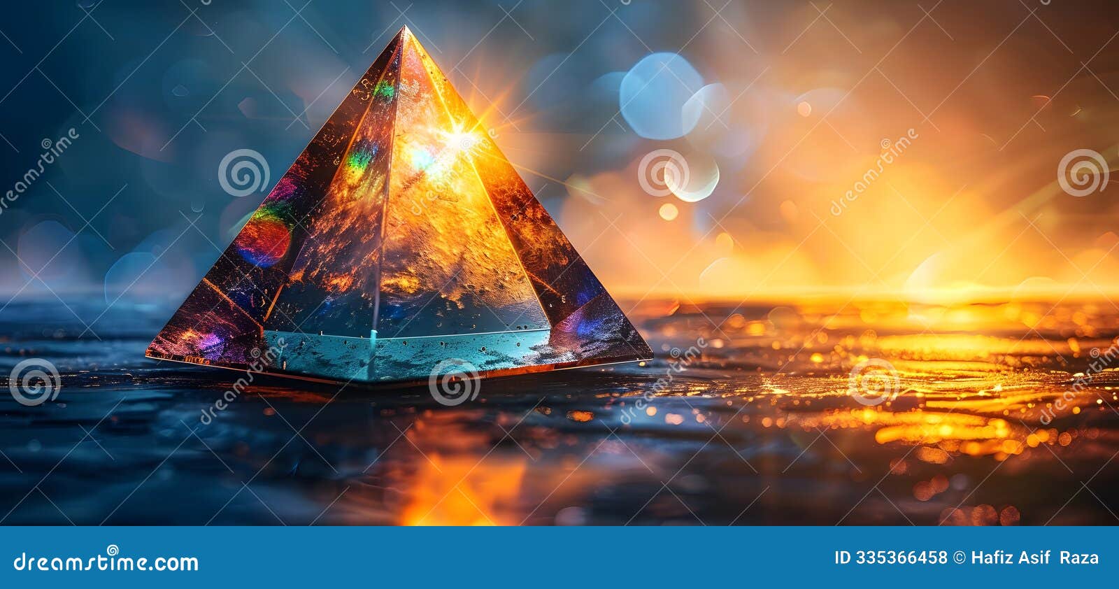 Physics Optical Prism with Refraction Rendering High Quality Photo ...