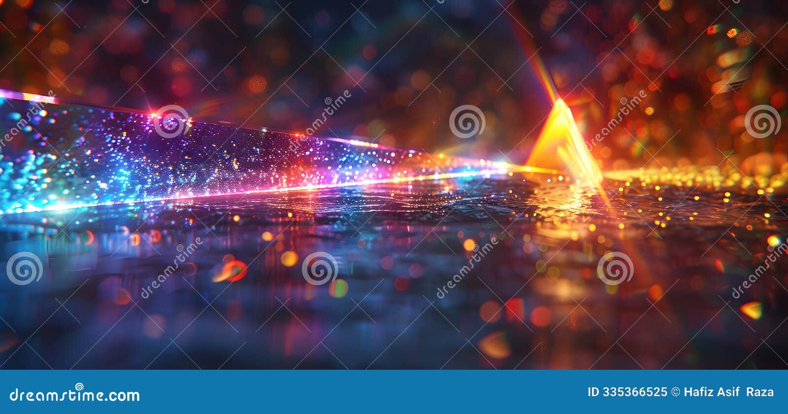 Physics Optical Prism with Refraction Rendering High Quality Photo ...