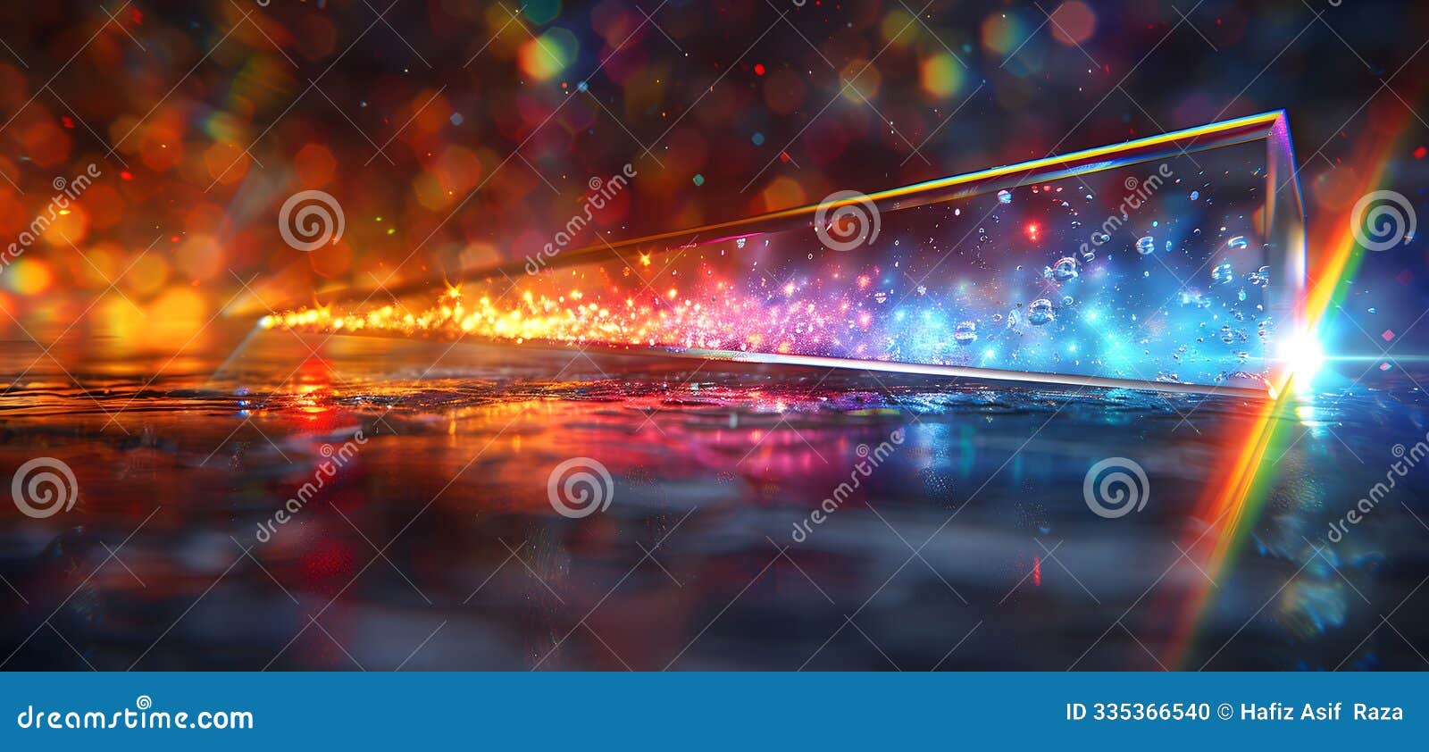 Physics Optical Prism with Refraction Rendering High Quality Photo ...