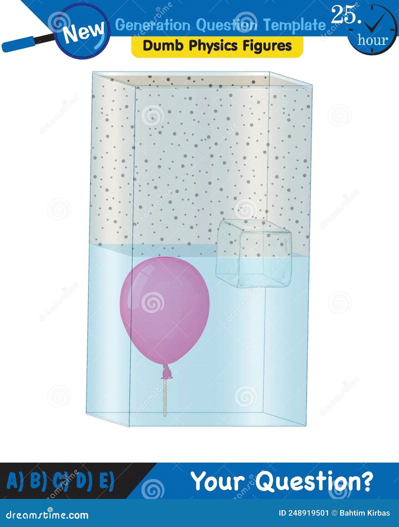 Physics, Pressure of Liquids, Buoyant Forces of Liquids Stock ...