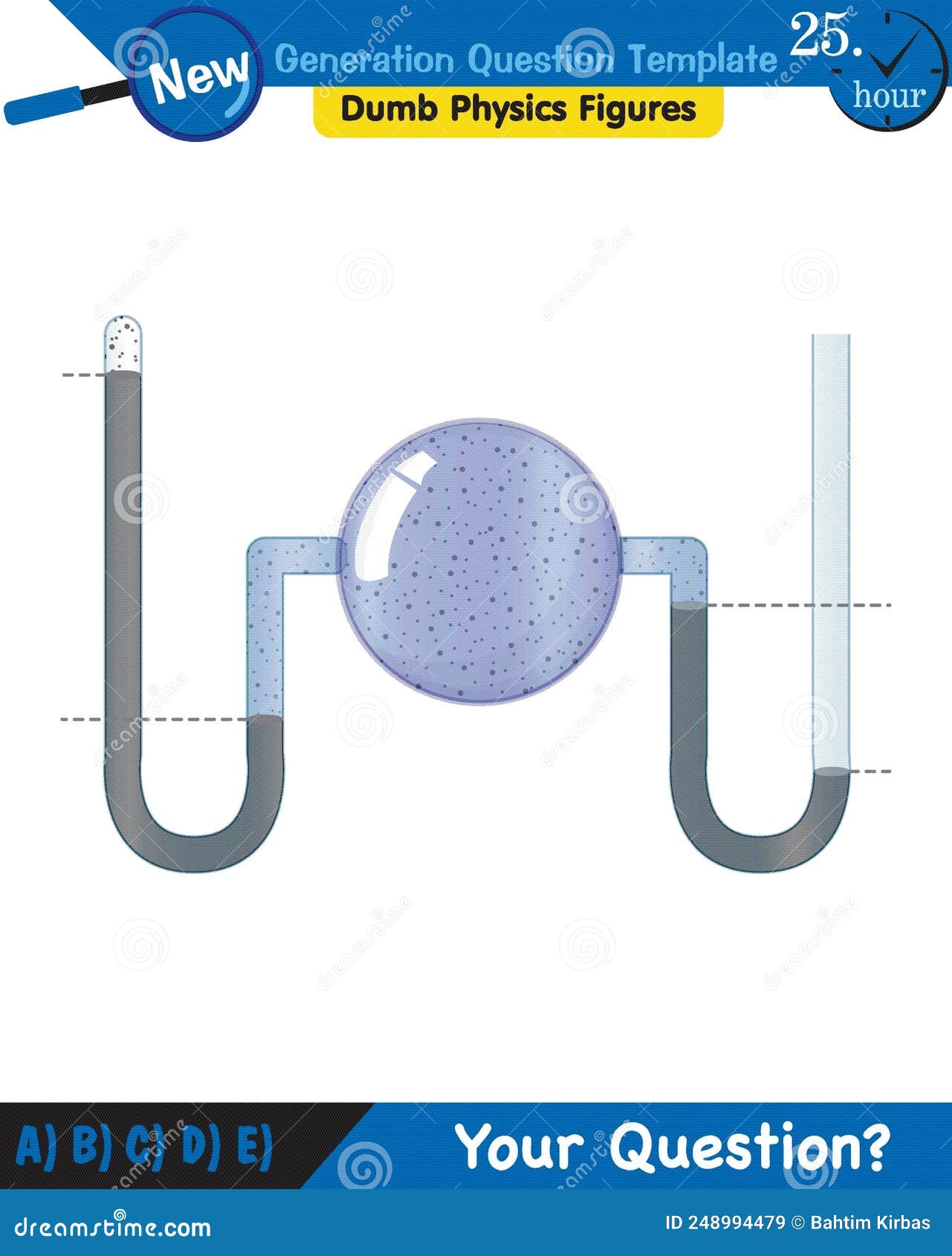 Physics, Pressure of Liquids, Buoyant Forces of Liquids Stock ...