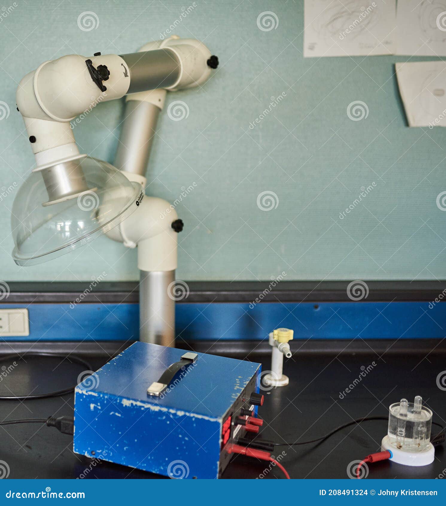Physics Room with Equipment for Students Stock Photo - Image of ...