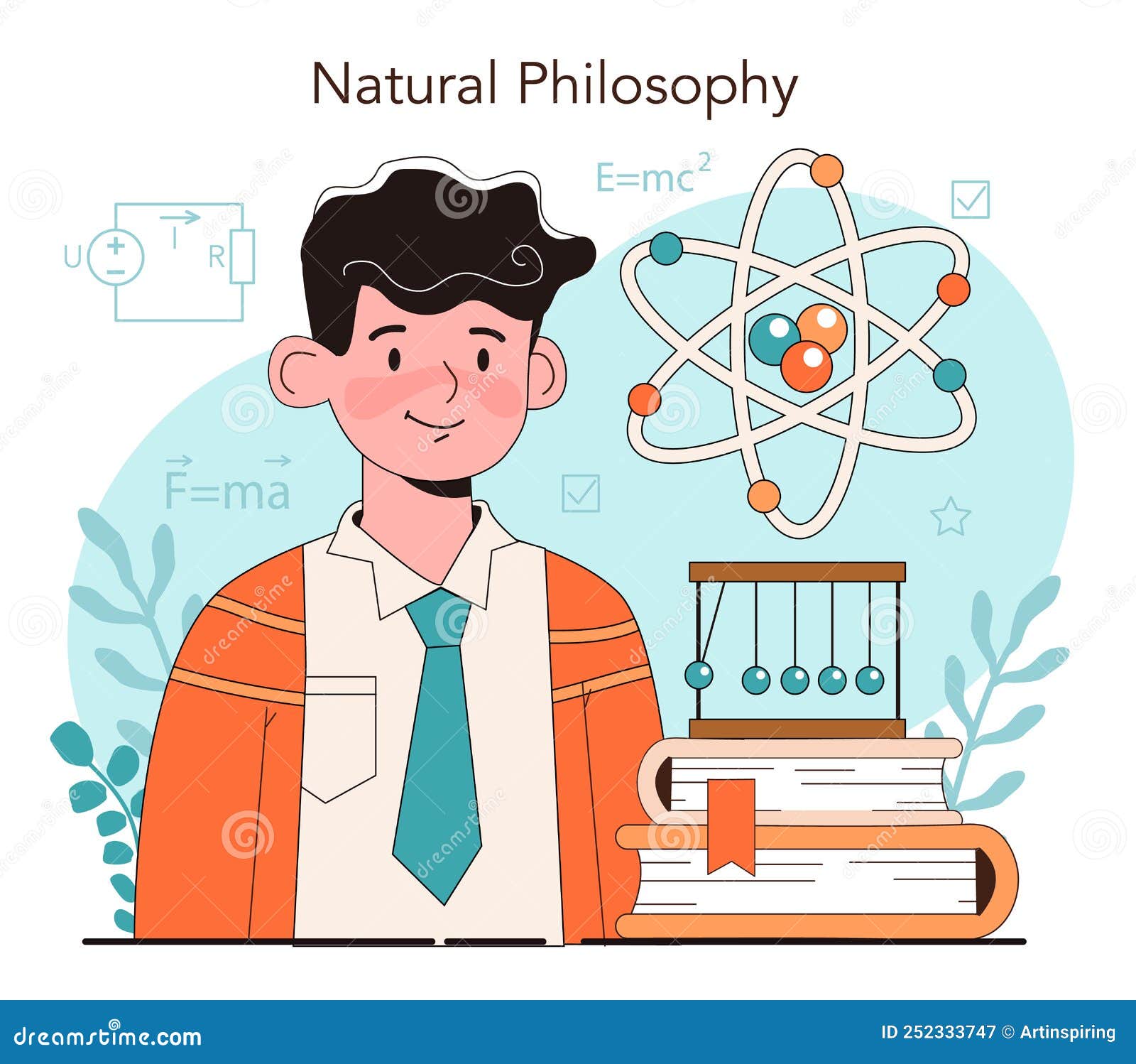 Physics School Subject Concept. Students Explore Electricity, Stock ...