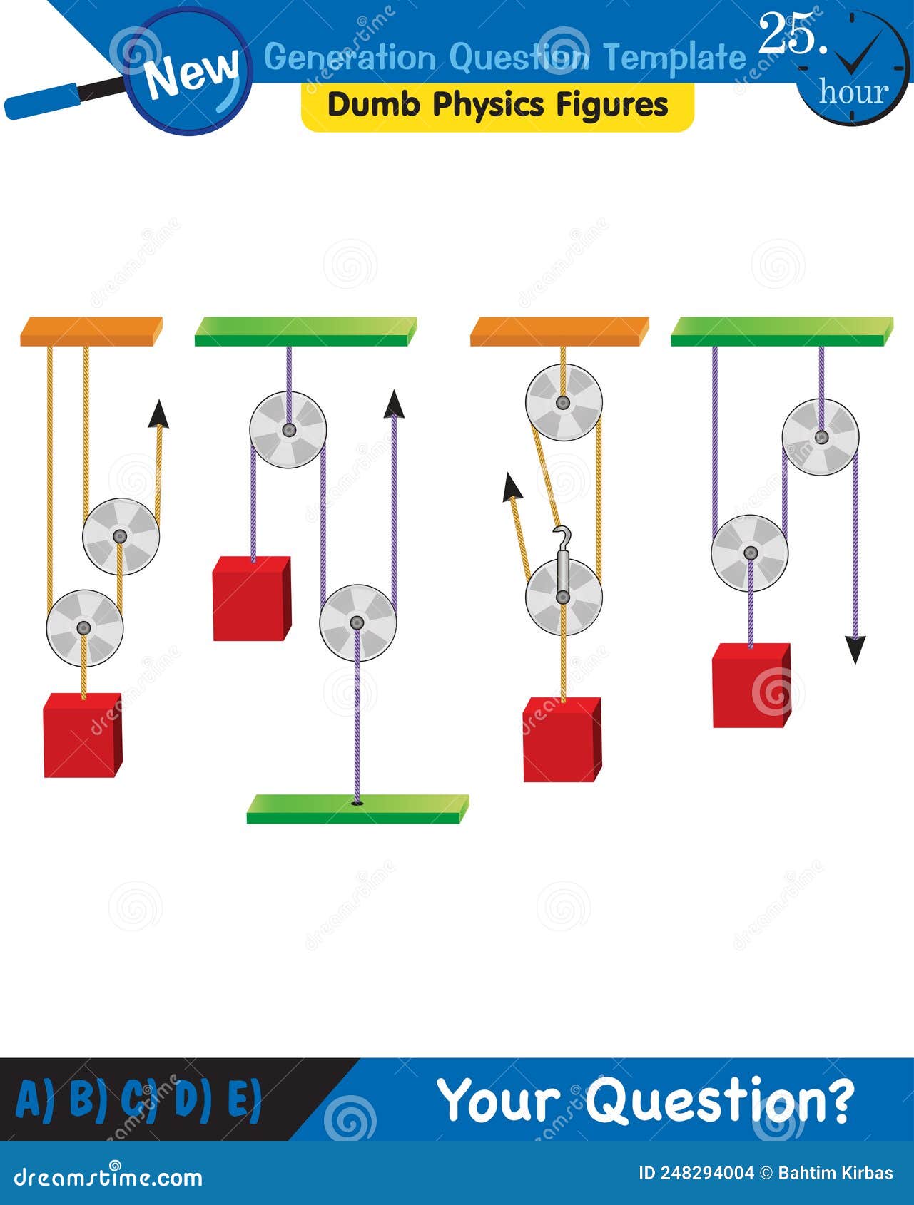 Science Experiments on Force and Motion with Pulley, Next Generation ...