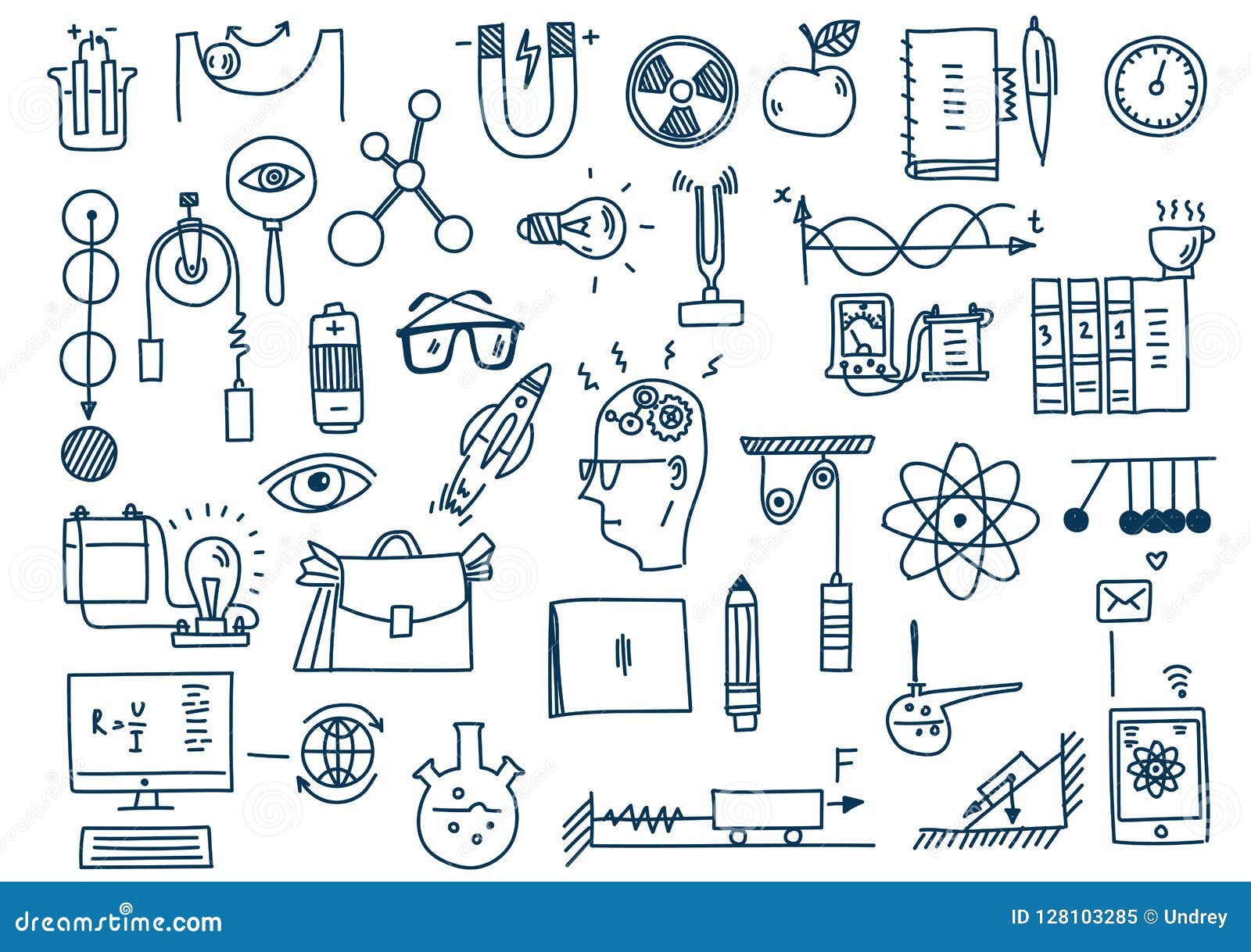 Physics Hand Draw Stock Illustrations – 634 Physics Hand Draw Stock ...