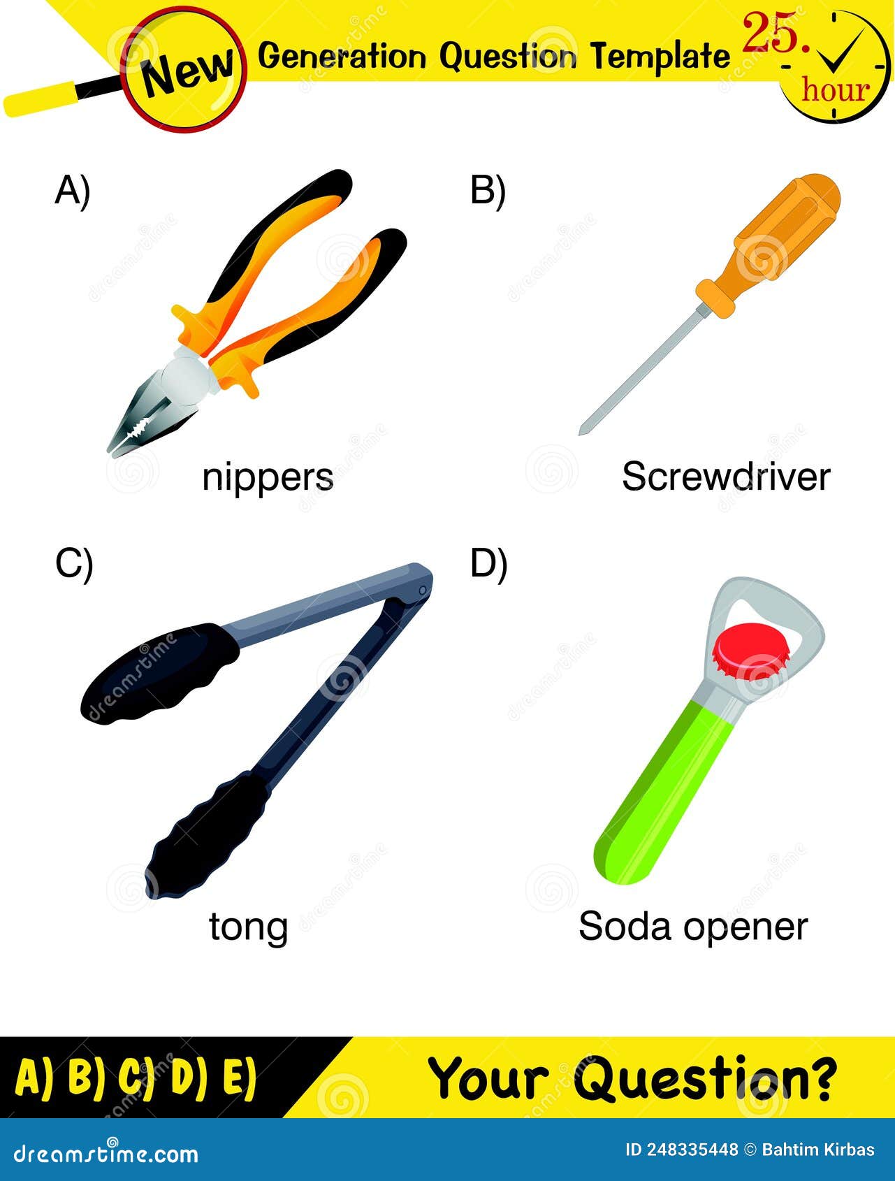 Physics, Simple Machines, Next Generation Question Template Stock ...