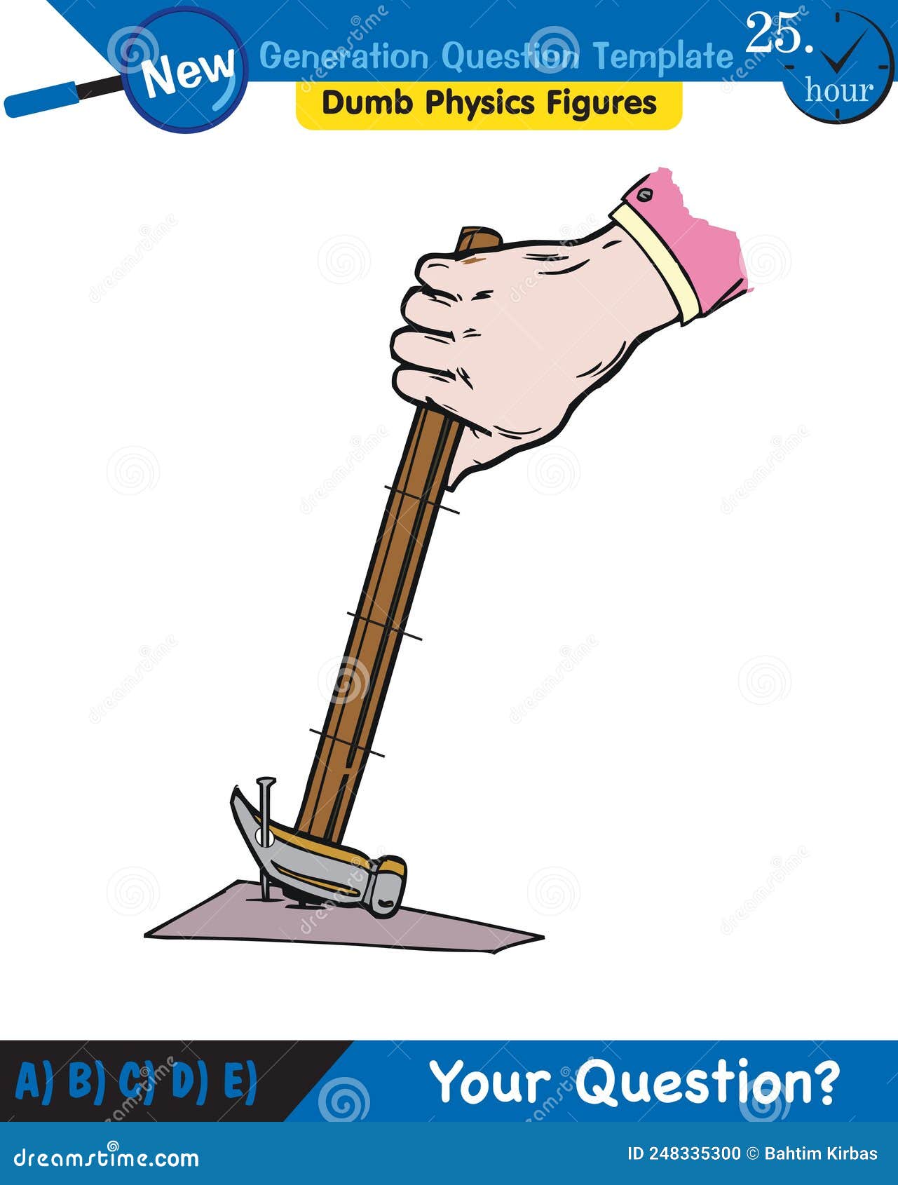 Physics, Simple Machines, Next Generation Question Template Stock ...