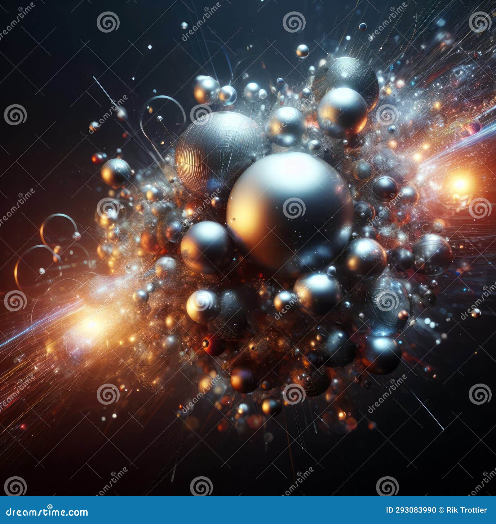 Subatomic particles stock illustration. Illustration of baryon - 293083990