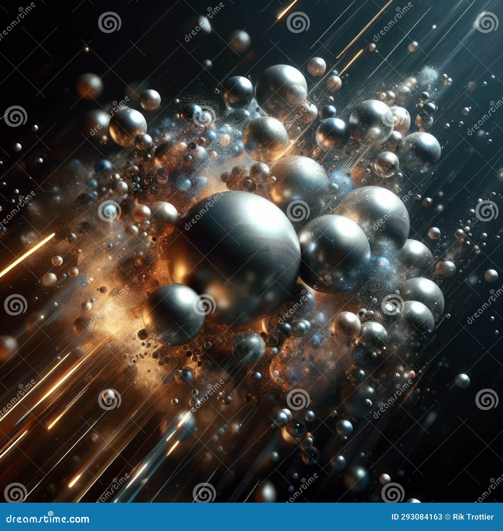 Subatomic particles stock illustration. Illustration of subatomic ...