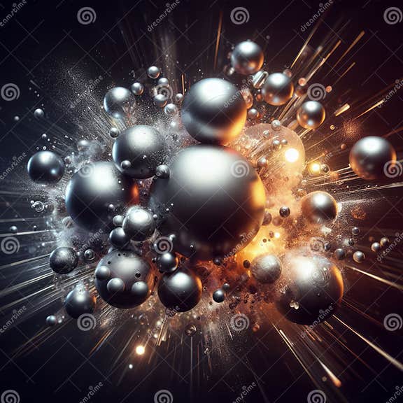 Subatomic particles stock illustration. Illustration of leptons - 293084295