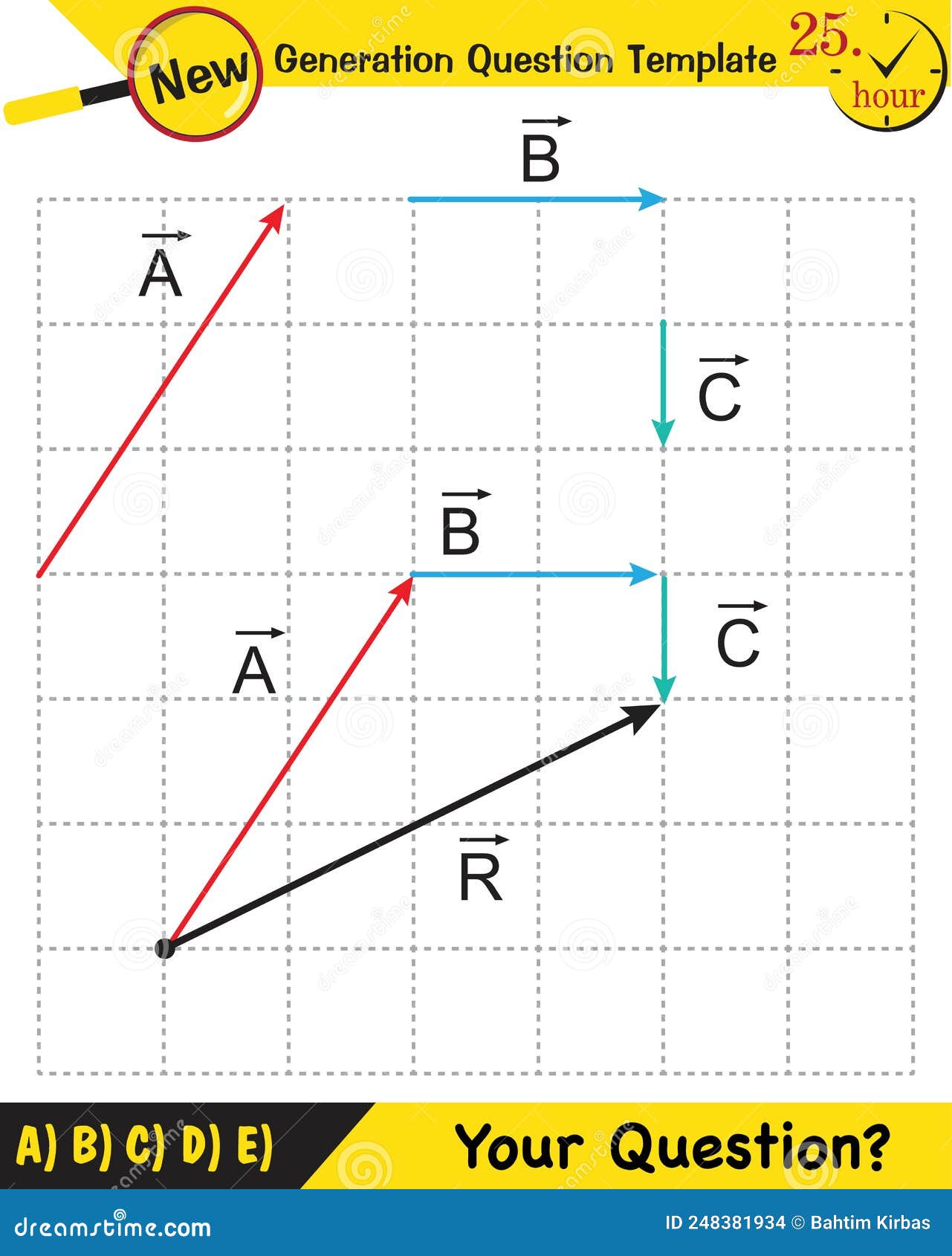 Physics, the Subject of Vectors Stock Vector - Illustration of ...