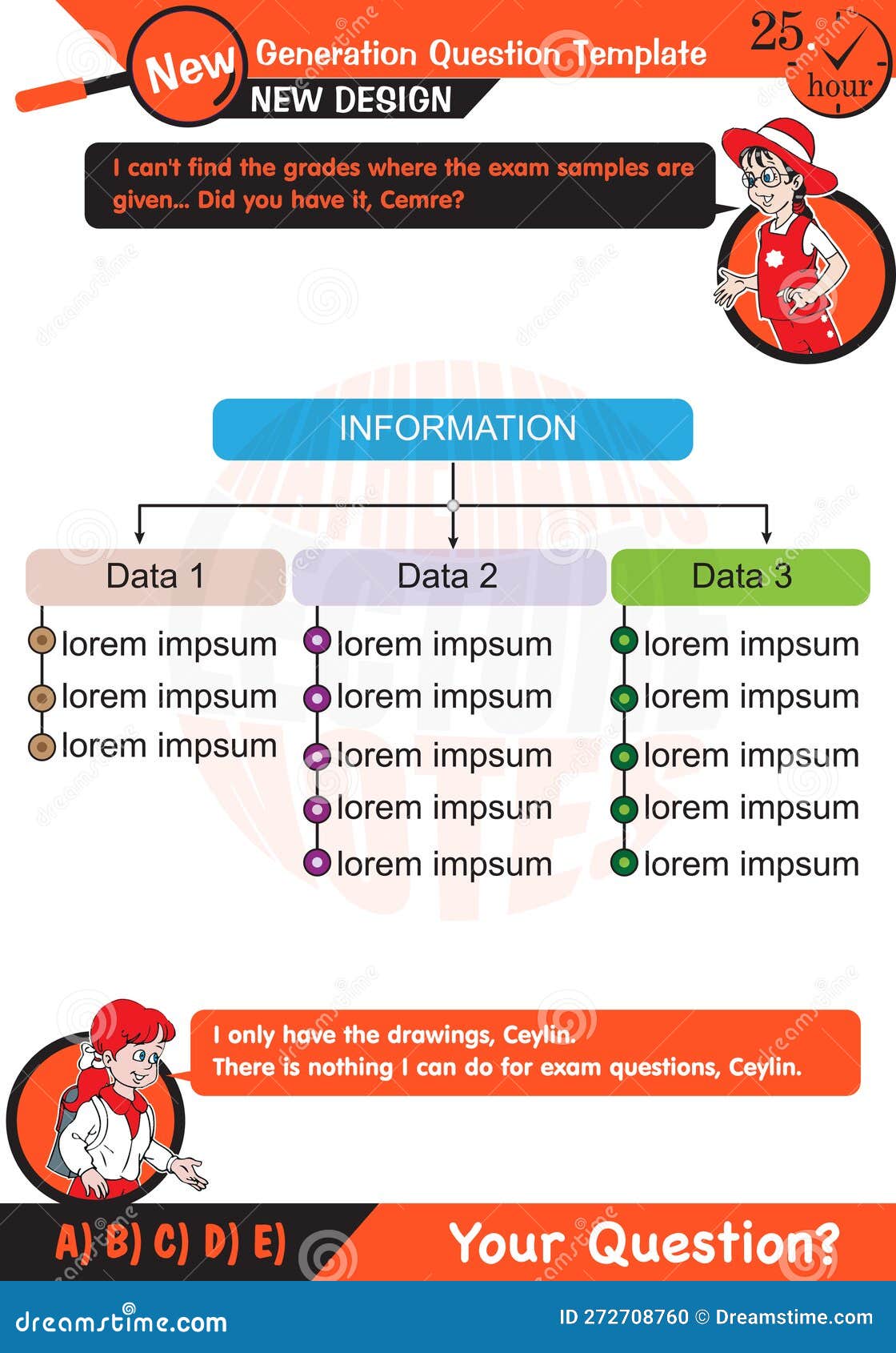 Physics, Text Template, Next Generation Question Template Stock Vector ...