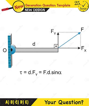 Physics, Torque, EPS, Editable Stock Illustration - Illustration of ...