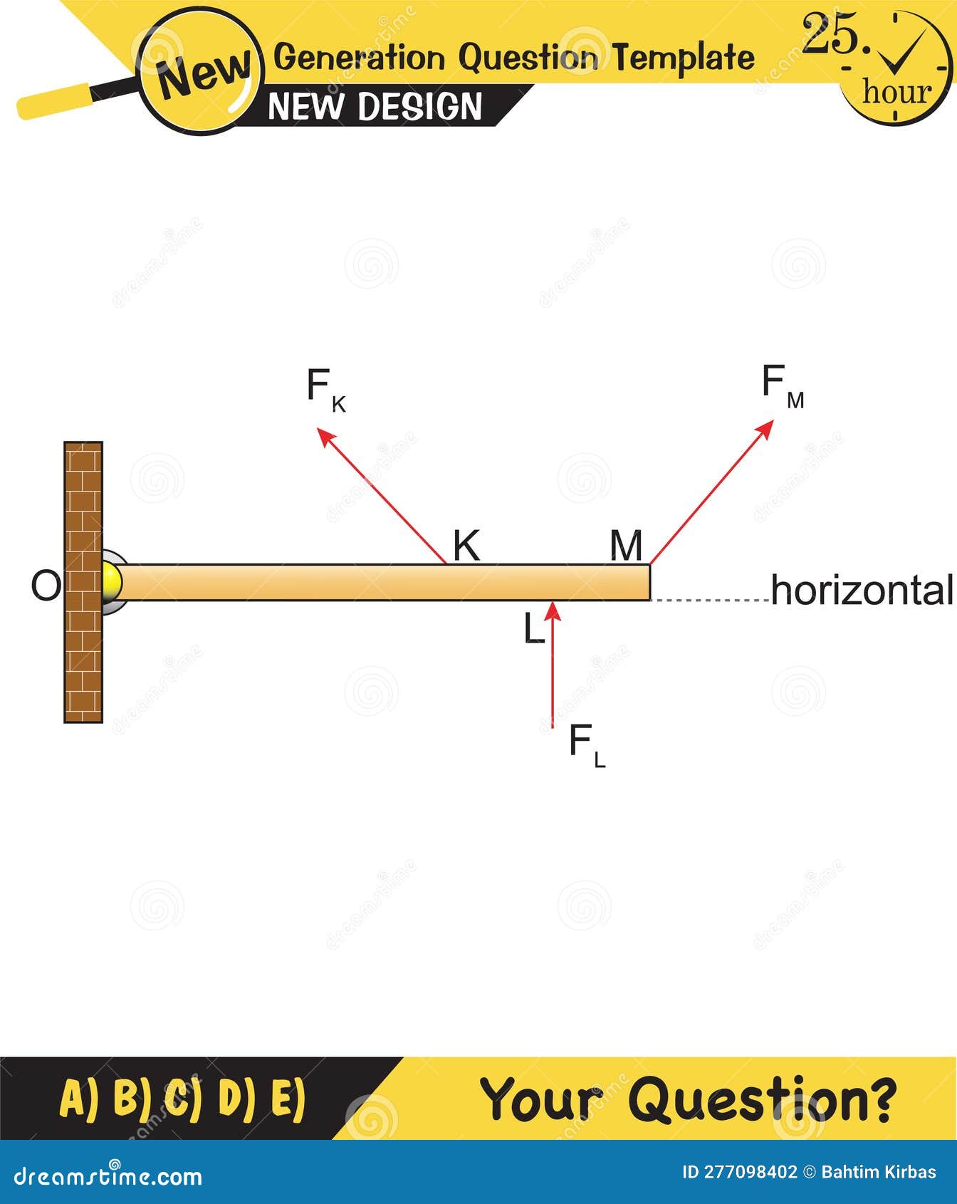 Torque Physics Example Diagram Cartoon Vector | CartoonDealer.com ...