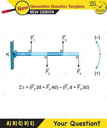 Physics, Torque, EPS, Editable Stock Illustration - Illustration of ...
