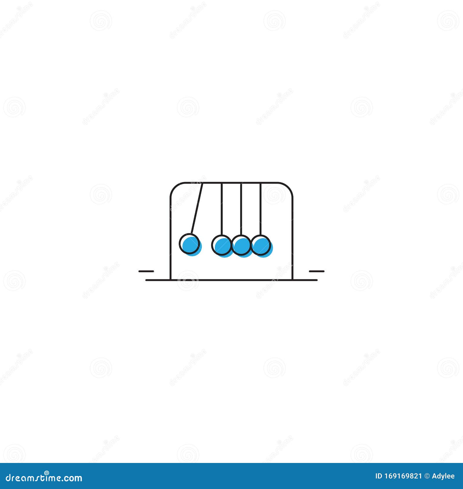 Physics Vector Icon Symbol Isolated on White Background Stock Vector ...