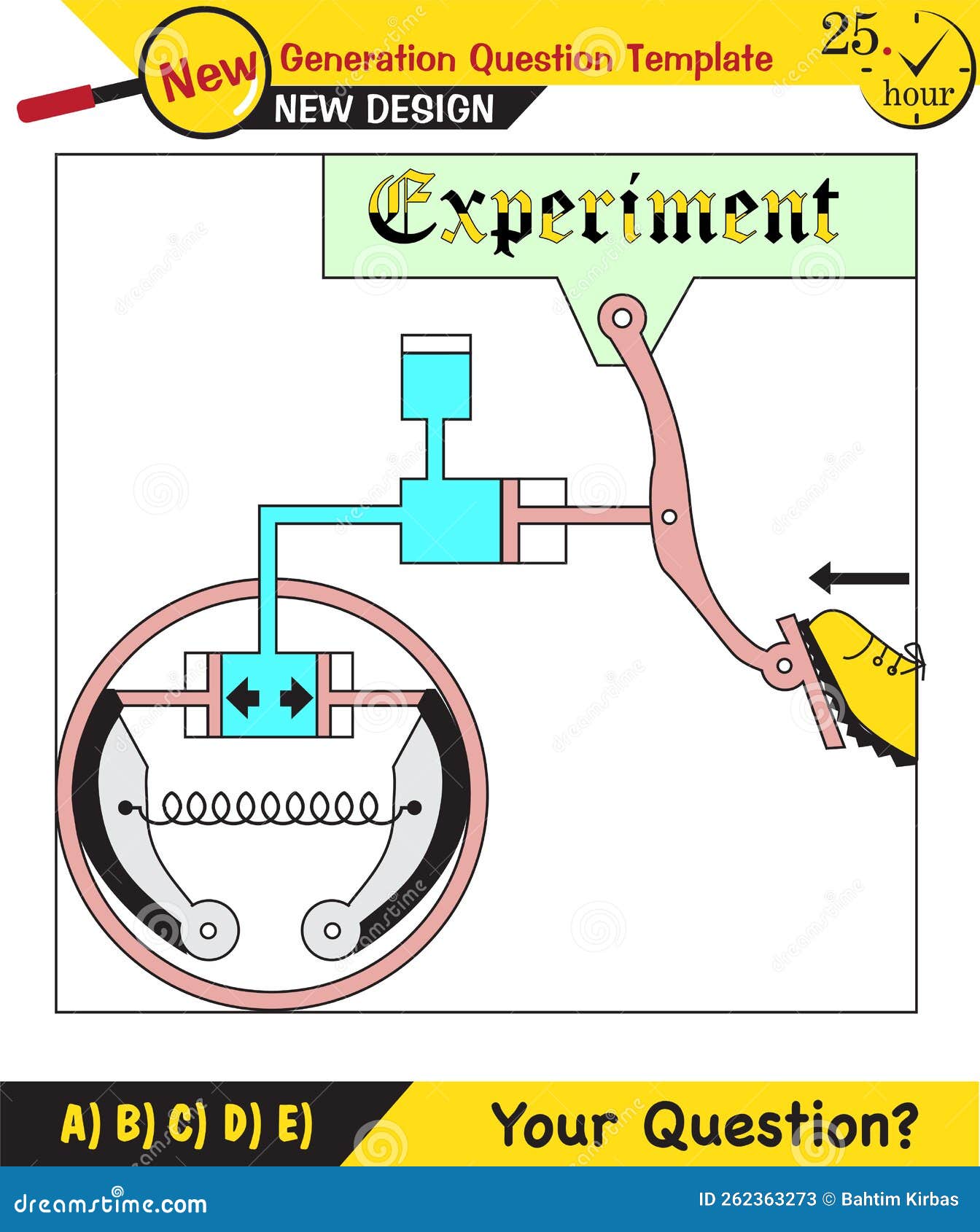 Physics - Vehicle Experiments Stock Illustration - Illustration of ...