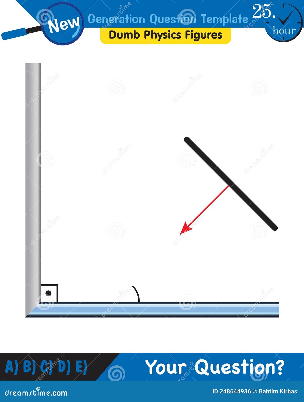 Physics, Wave Mechanics, Diffraction, Wave Train Stock Illustration ...