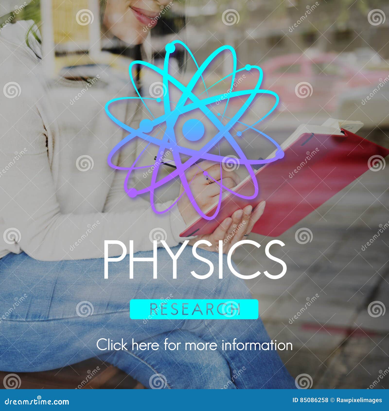 Physik-Studien-Wissenschaft Atom Energy Concept Stockfoto - Bild von ...