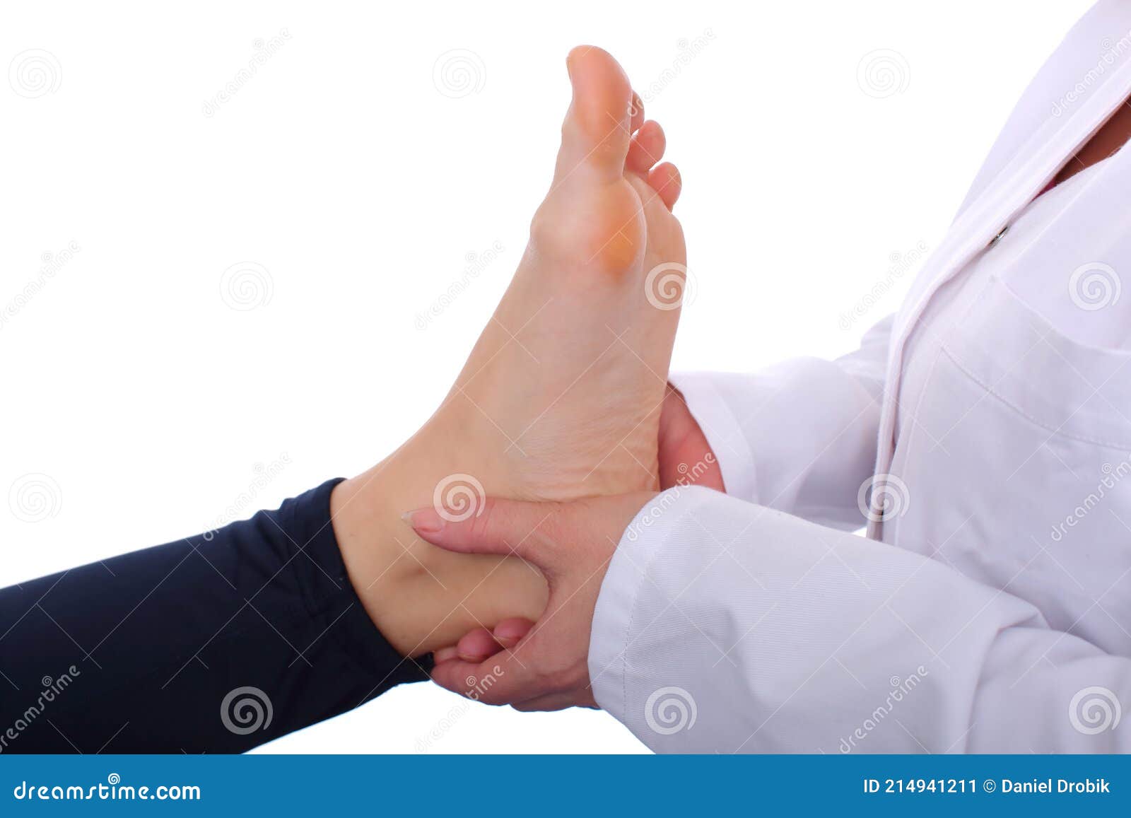 A Physiotherapist Performs a Relaxing Massage on the Muscles of the ...