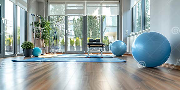 Physiotherapy Concept Image with Room for Additional Information. Stock Illustration ...