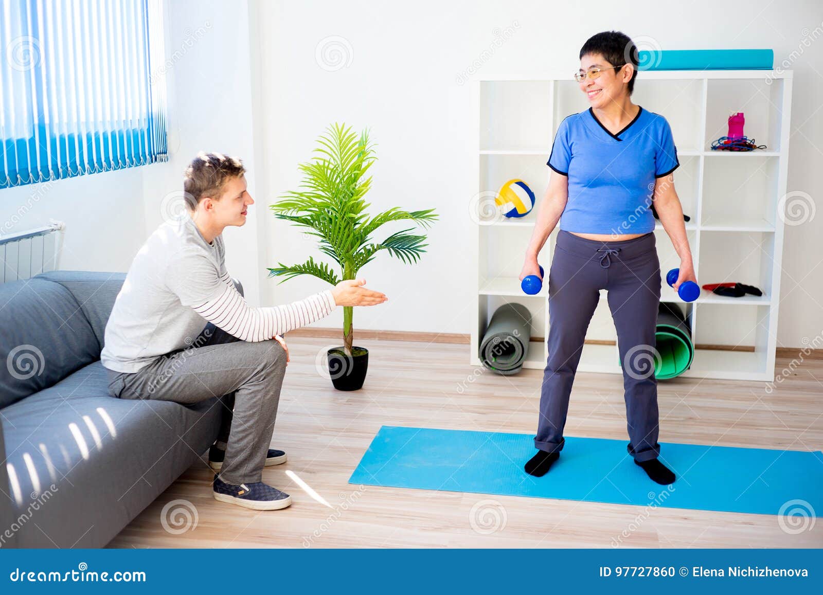 Physiotherapy in progress stock photo. Image of therapy - 97727860