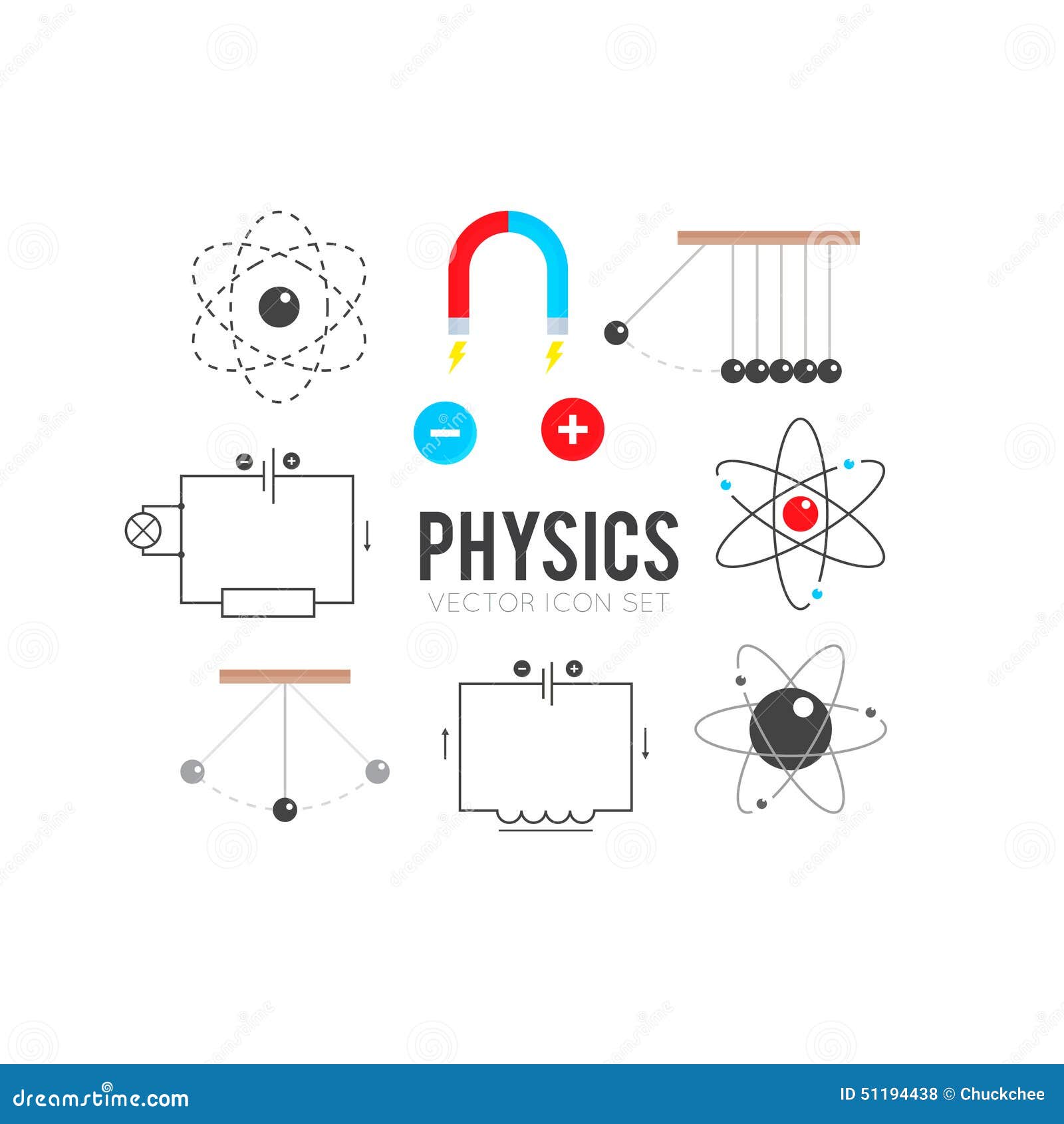 Physique Illustration de Vecteur - Image: 51194438