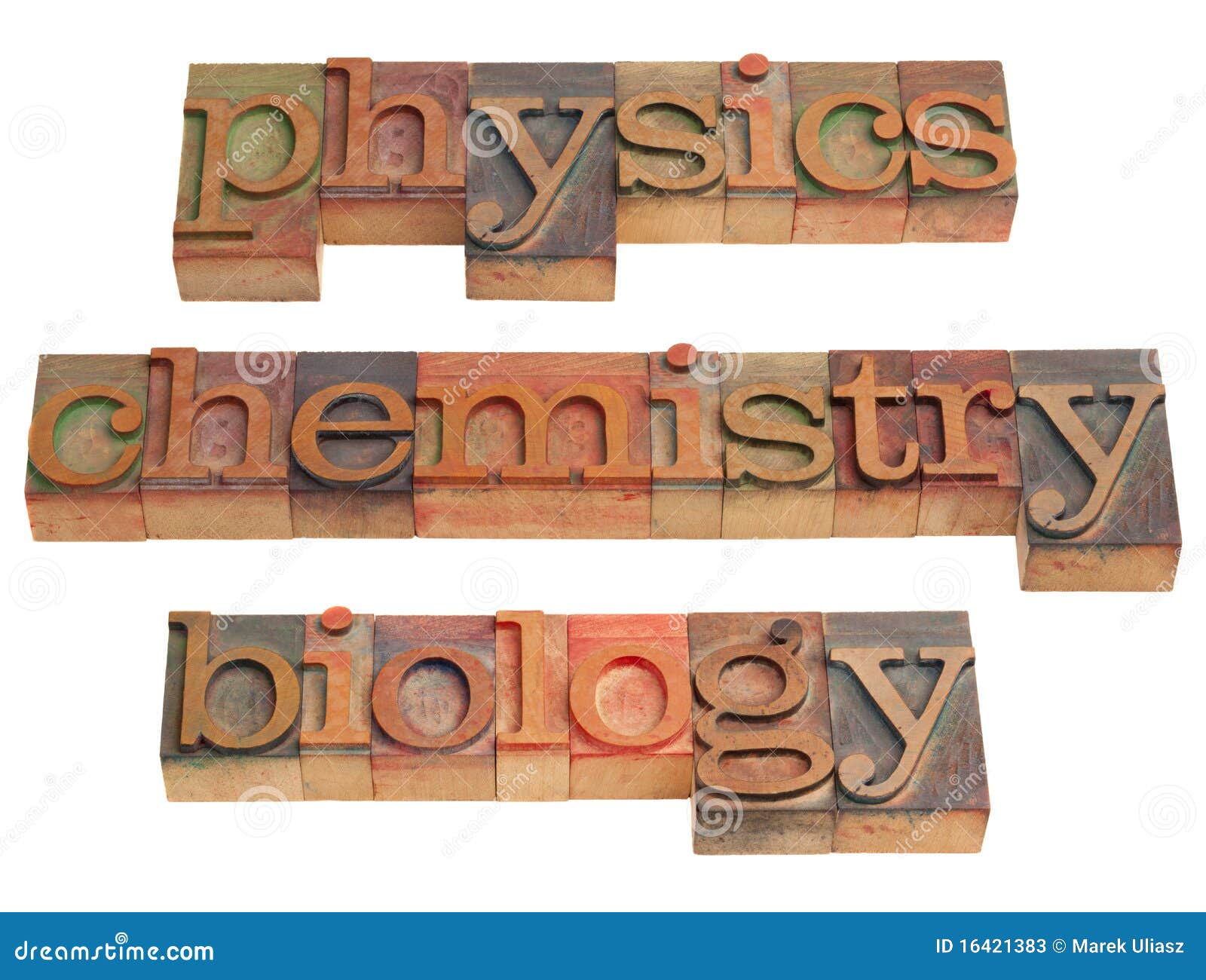 Physique, Chimie Et Biologie Image stock - Image du blanc, texte: 16421383