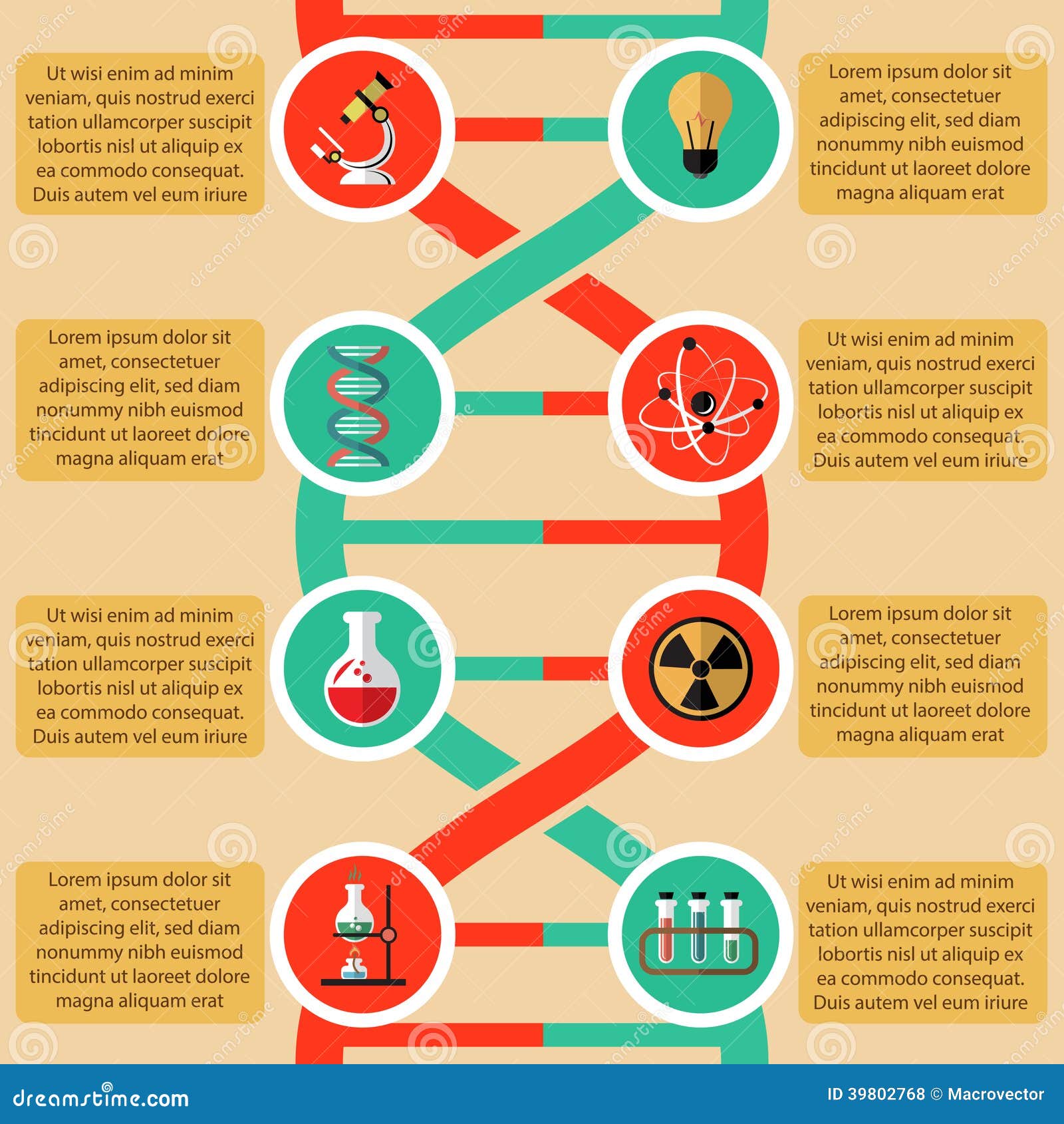Physique Et Chimie Infographic Illustration de Vecteur - Illustration ...