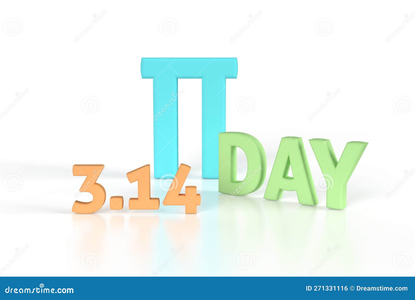 The Pi Day Number 314 for Math Abstract for Education Background or ...