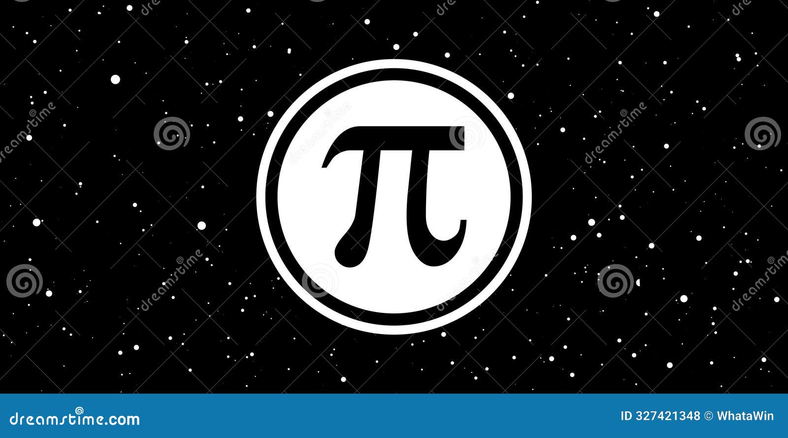 Pi Day. Science Space Illustration. Infinitely Concept Stock ...