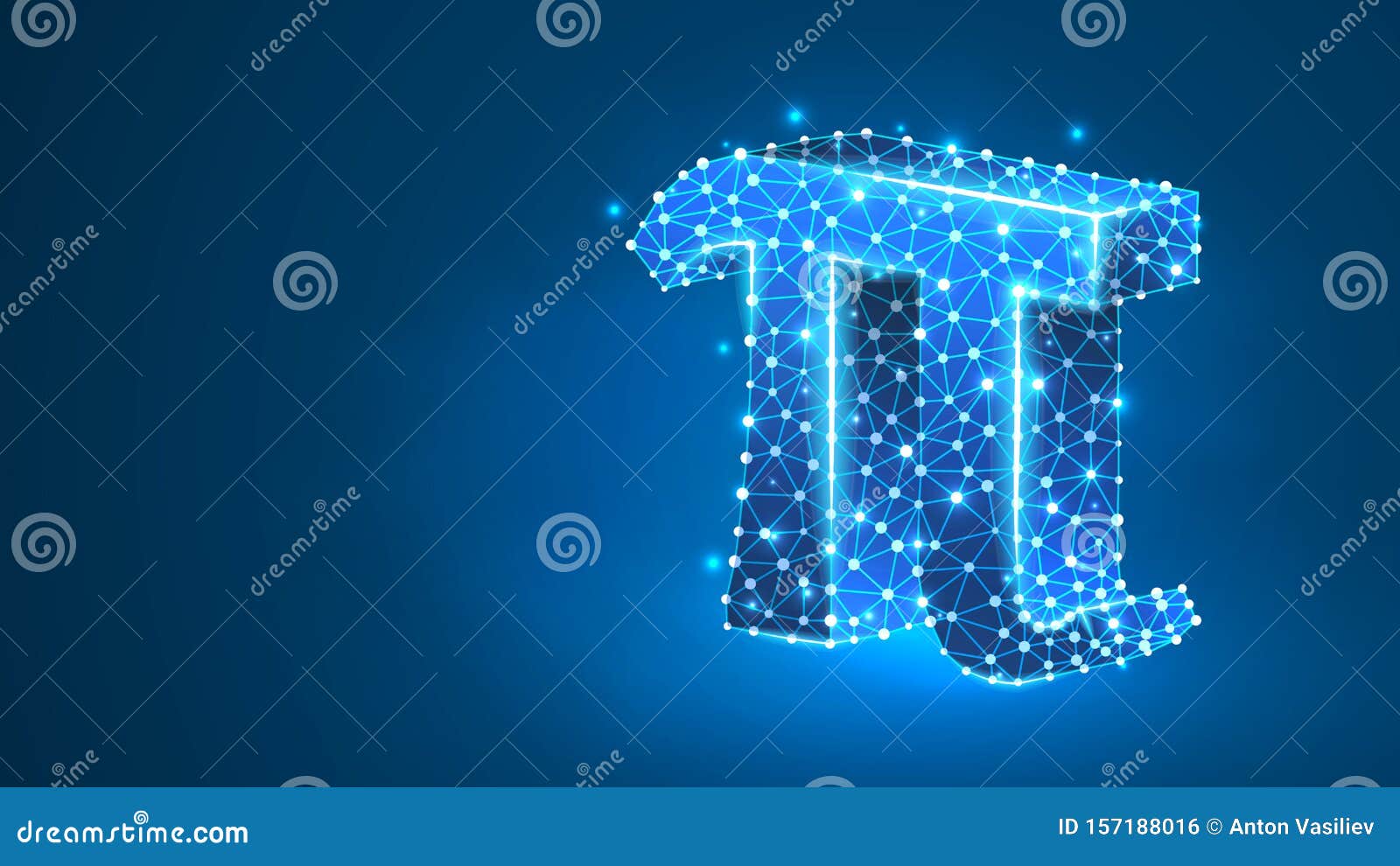 Pi, the Letter of a Greek Alphabet. Greek Numerals, Mathematical Number ...