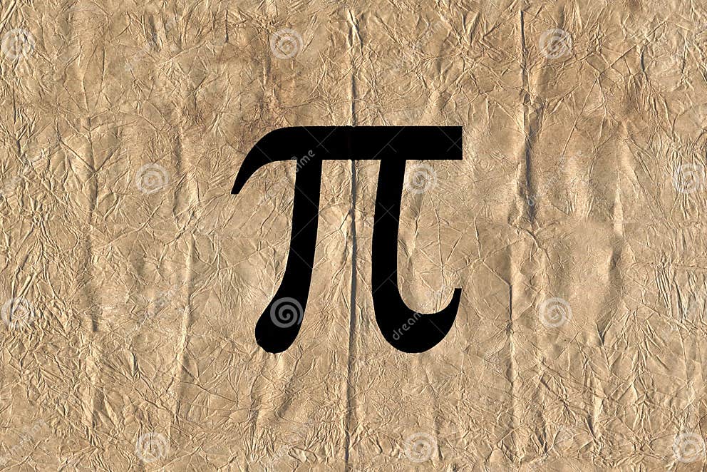 Pi math symbol stock image. Image of emblem, symbol - 178361143