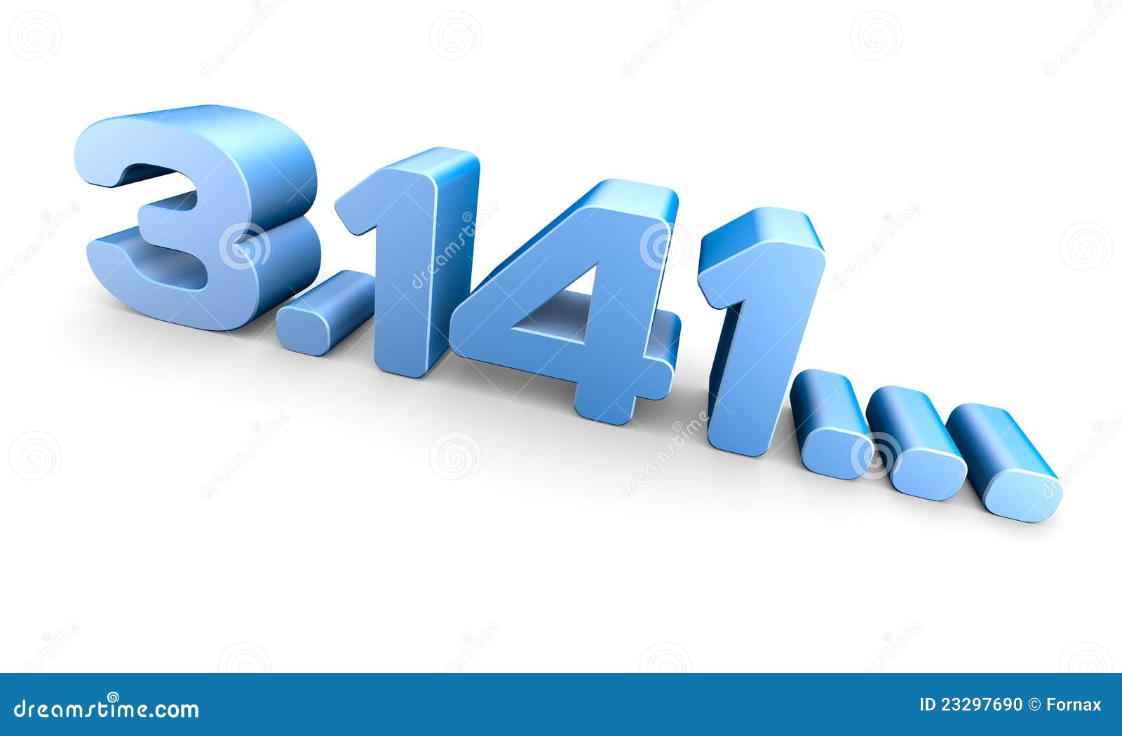 PI number stock illustration. Illustration of rendering - 23297690