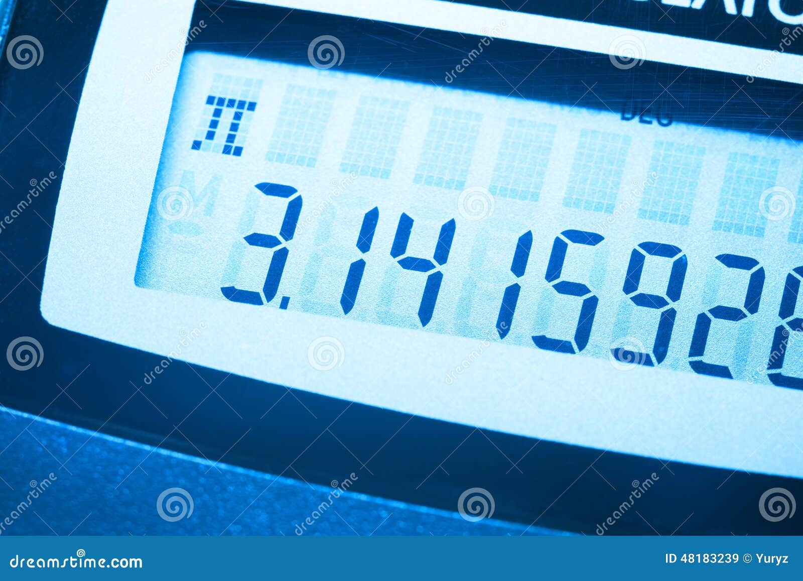 Pi number stock image. Image of math, science, measure - 48183239