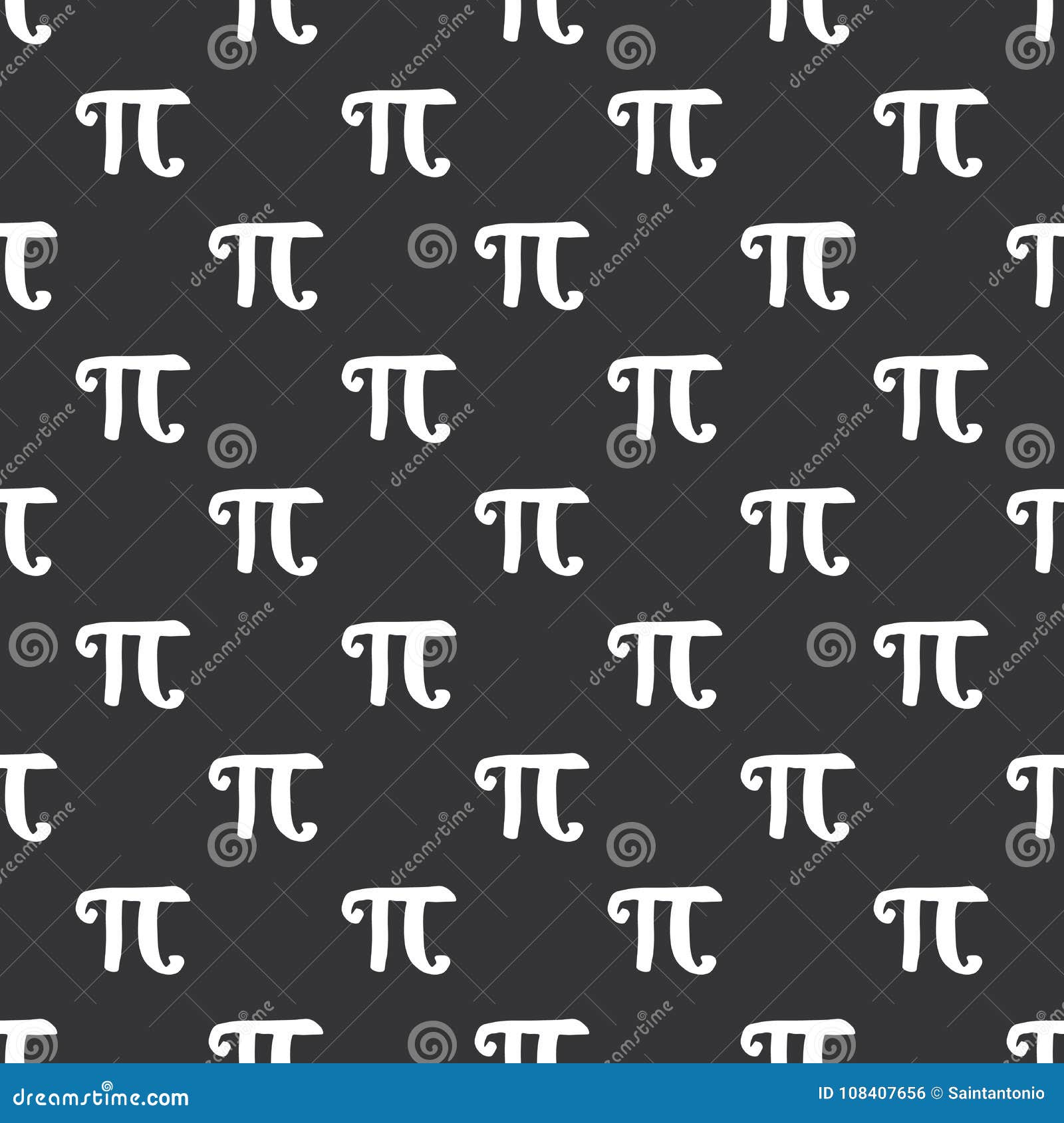 Pi Symbol Seamless Pattern Vector Illustration. Hand Drawn Sketched ... Pi Symbol Seamless Pattern Vector Illustration. Hand Drawn Sketched ...