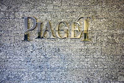 Piaget logo against wall editorial image. Image of swiss - 19529475