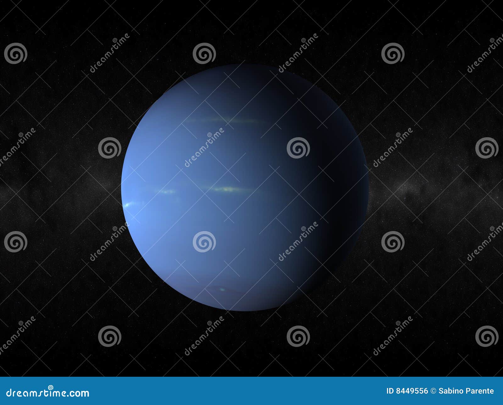 Pianeta di Nettuno illustrazione di stock. Illustrazione di universo ...