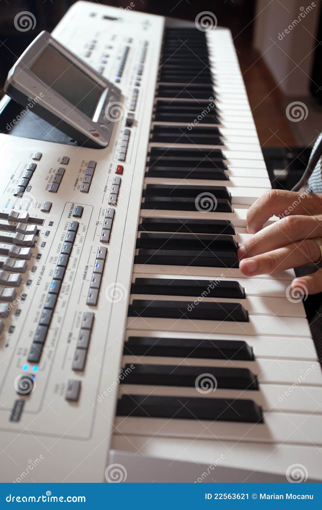 Piano stock image. Image of ring, body, hands, pressing - 22563621