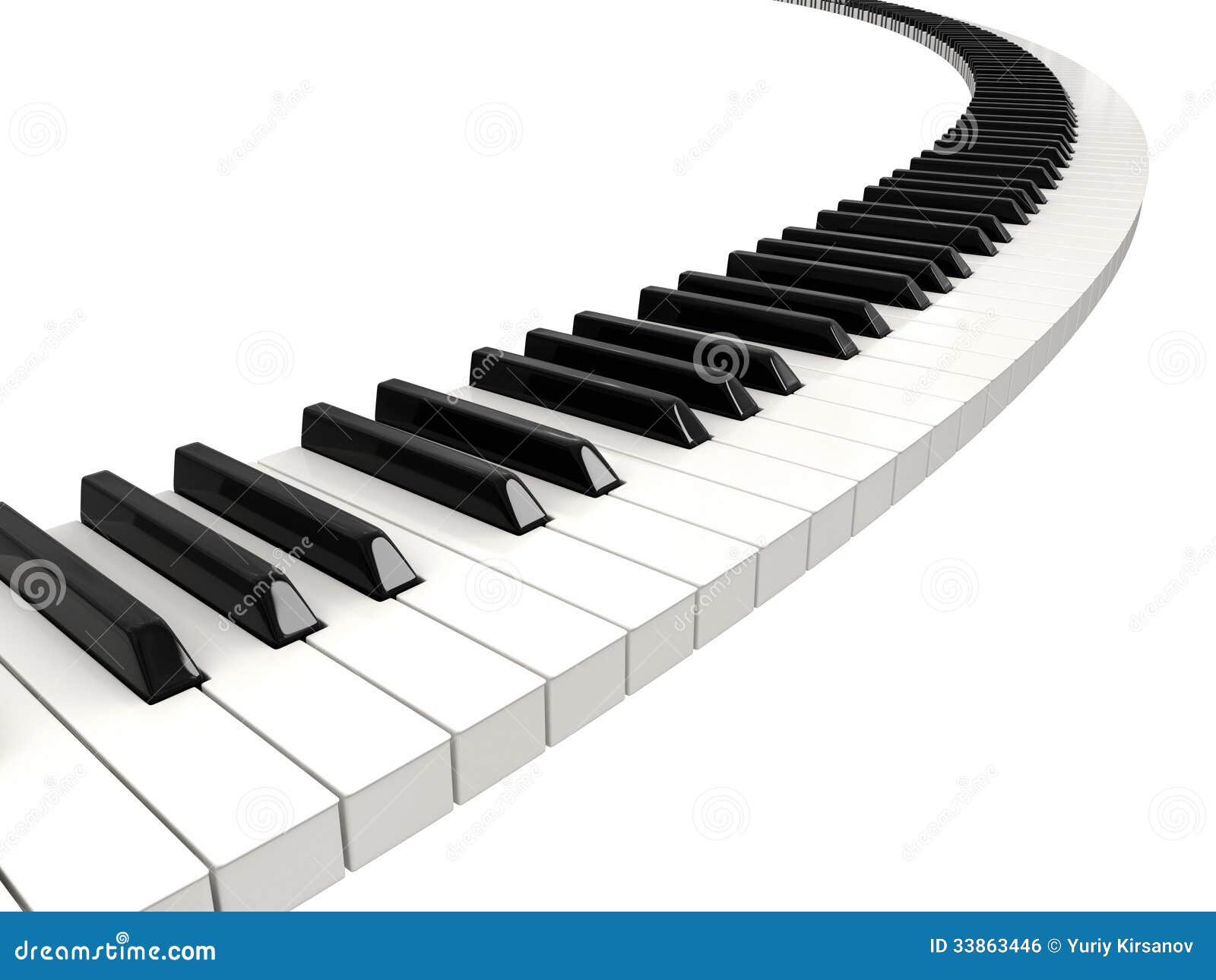 Piano (clipping Path Included) Stock Illustration - Illustration of ...