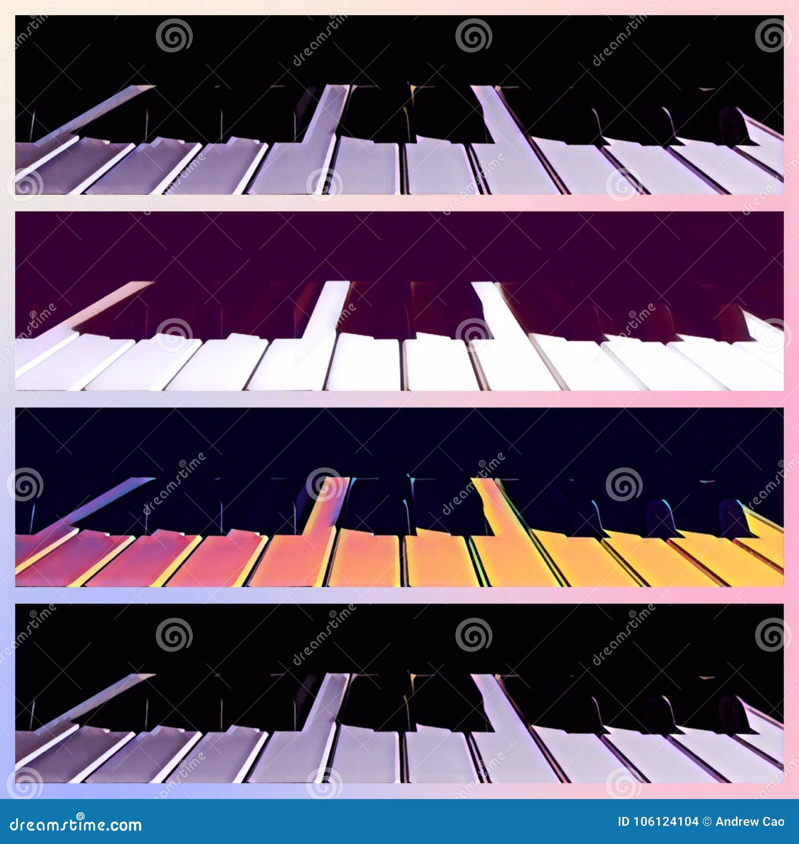 Piano Collage stock illustration. Illustration of collage - 106124104