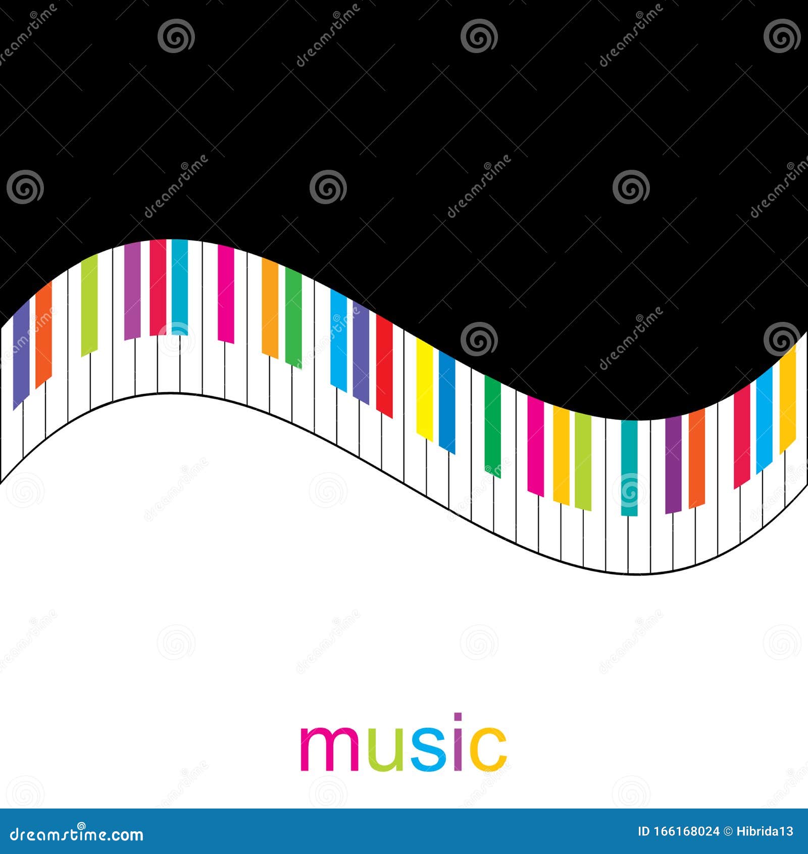 Piano with Colorful Keys Background Stock Vector - Illustration of keys ... Piano with Colorful Keys Background Stock Vector - Illustration of keys ...