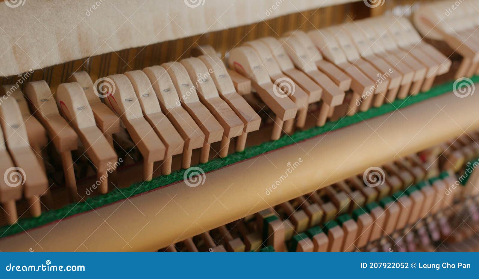 Piano Hammers Hit the String Stock Photo - Image of artistic, musician ...
