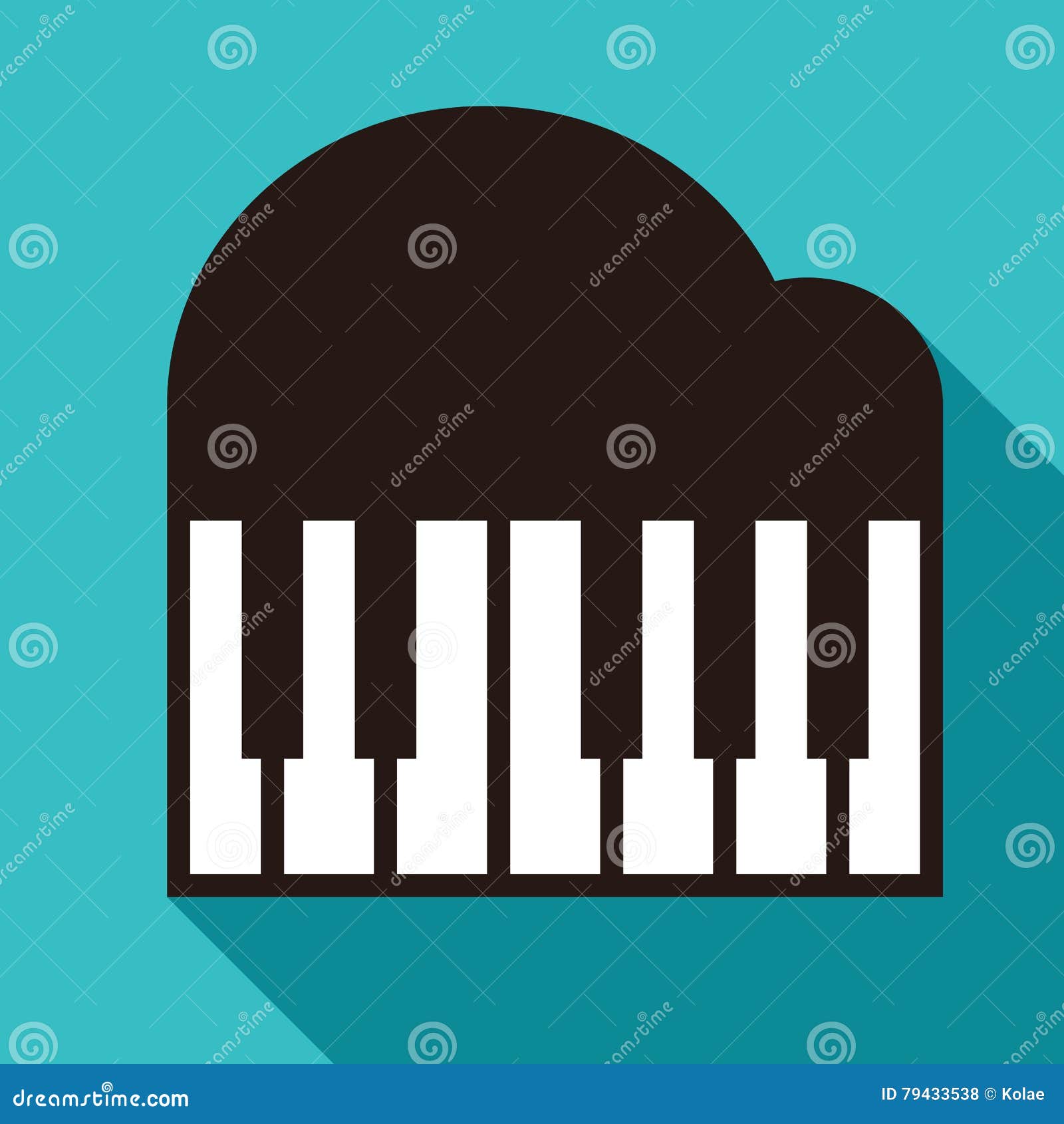 Piano Icon Vector. Piano Illustration Sign. Music Symbol. Solfeggio ...