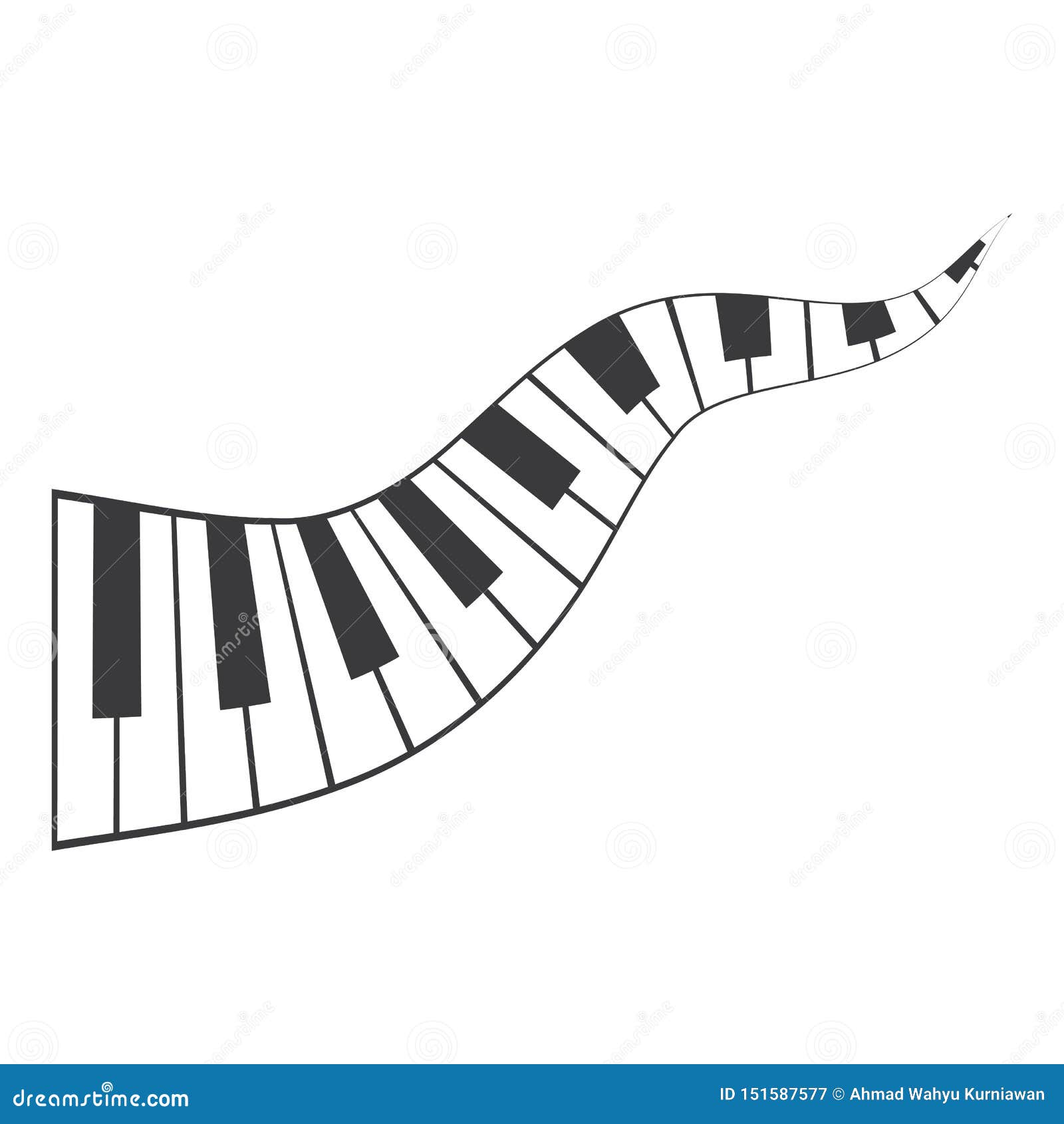 Piano icon vector stock vector. Illustration of logo - 151587577