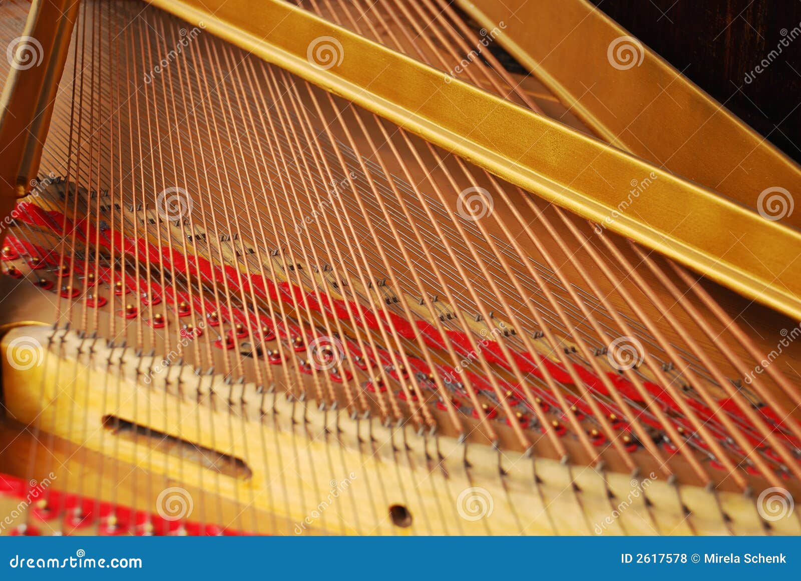 Piano inside stock photo. Image of music, string, instrument - 2617578
