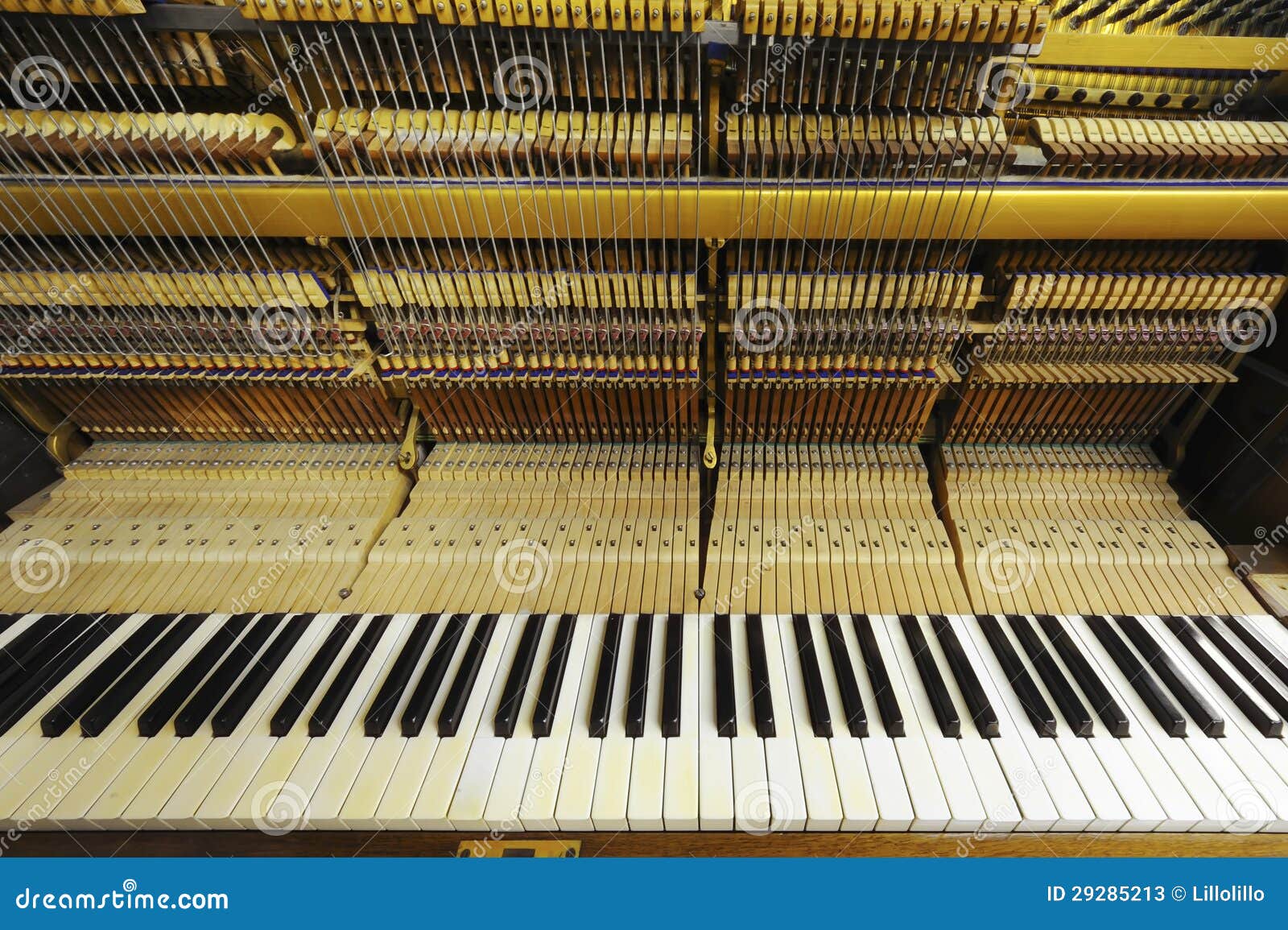Piano inside stock image. Image of classical, instrument - 29285213